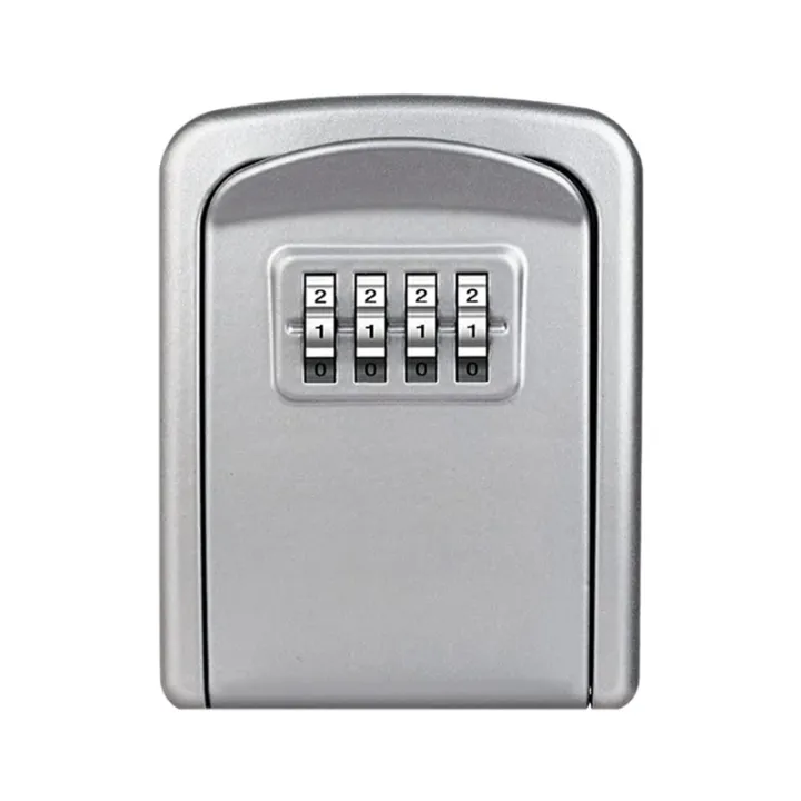 Key Lock Box Wall Mounted 4 Digit Combination Lock Box for House Key ...
