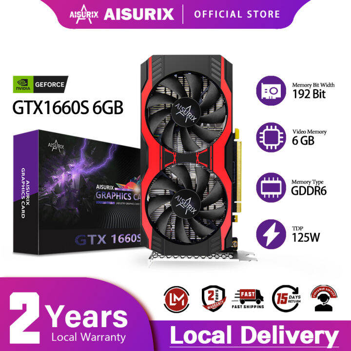 AISURIX GTX 1660 Super 6GB NVIDIA Graphics Card 1660S Video Card 192bit ... AISURIX GTX 1660 Super 6GB NVIDIA Graphics Card 1660S Video Card 192bit ...