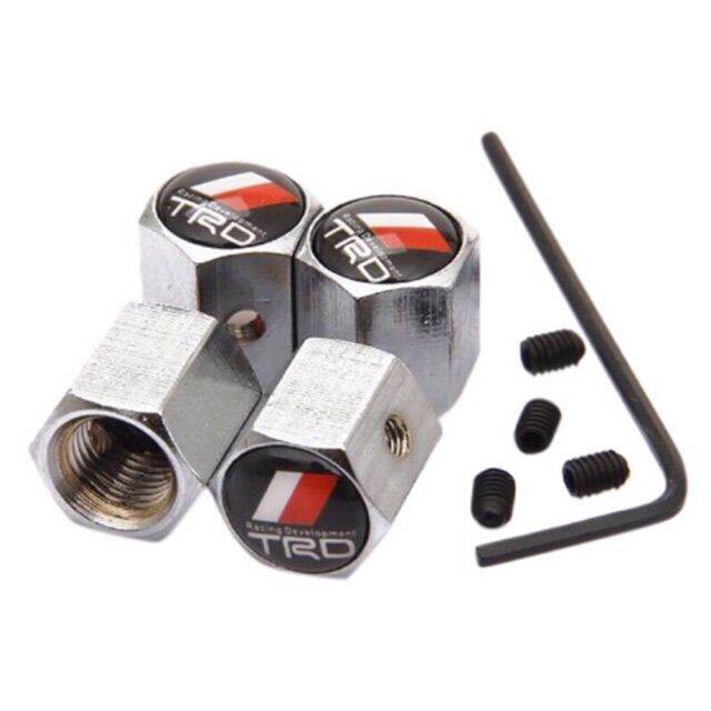 Toyota TRD tire valve cap universal with lock(JRED) | Lazada PH