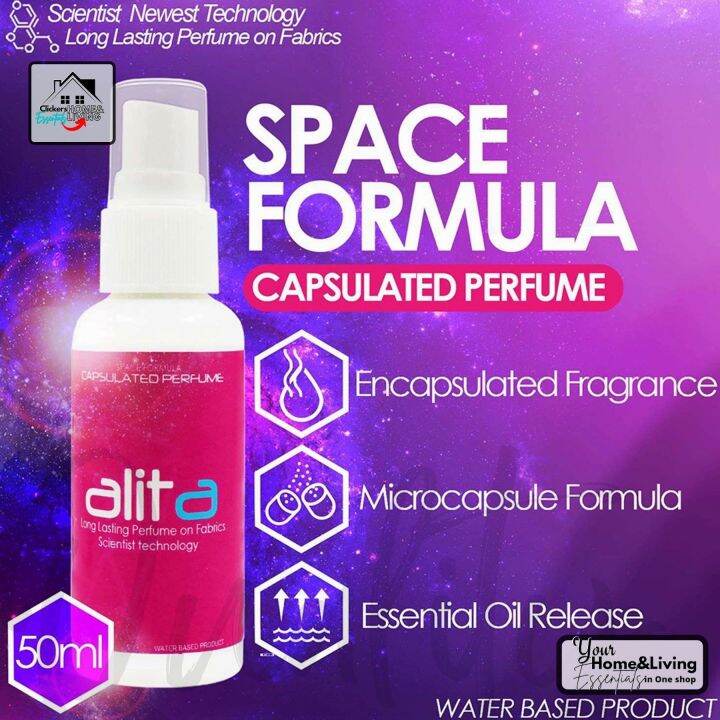 Clickers Home&Living Alita Space Formula Capsulated Perfume Long Lasting Collection Perfume ...