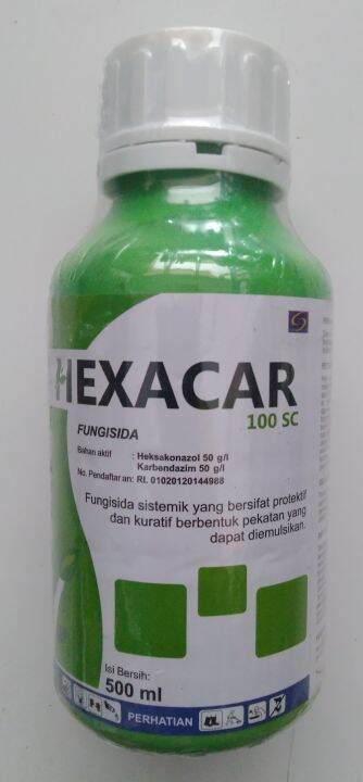 Hexacar 100SC 250ml fungisida pengendalian penyakit tanaman obat anti ...