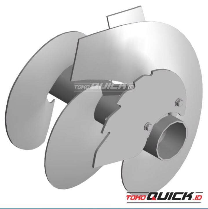 Implement Pembuat Guludan Traktor Quick Rotary Zena - Ditching Rotor ...