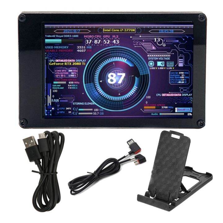 3.5 Inch IPS LCD Monitor Display Light AIDA64 RGB Breathing USB Display ...