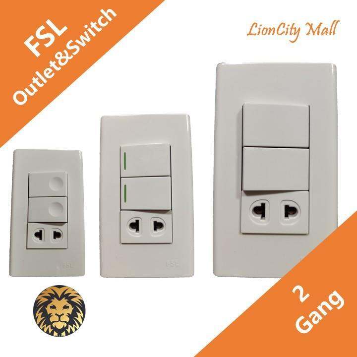 FSL Switch With Universal Outlet Set | Lazada PH