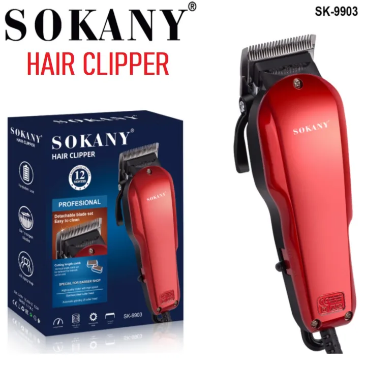Sokany SK-9903 Hot Sell Direct Charging Tape Line Hair Clipper | Lazada PH