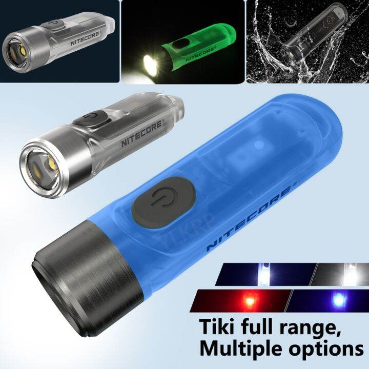 NITECORE TIKI and TIKI LE TIKI GITD 300 Lumens MINI futuristic keychain ...