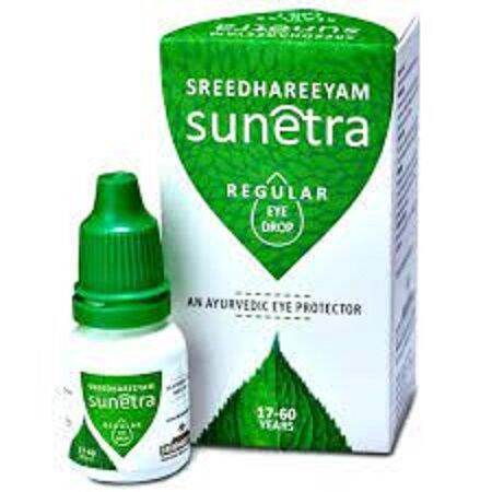 Ayurvedic Eye Drop Sunetra Regular (17-60 years old) 10ml 阿育吠陀滴眼液 10 毫升 ...