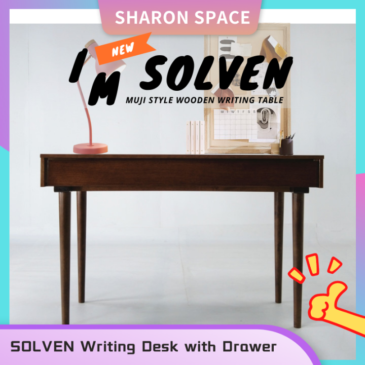 【𝑹𝑬𝑨𝑫𝒀 𝑺𝑻𝑶𝑪𝑲】SOLVEN Muji Concept Study Table / Writing Desk / Computer ...
