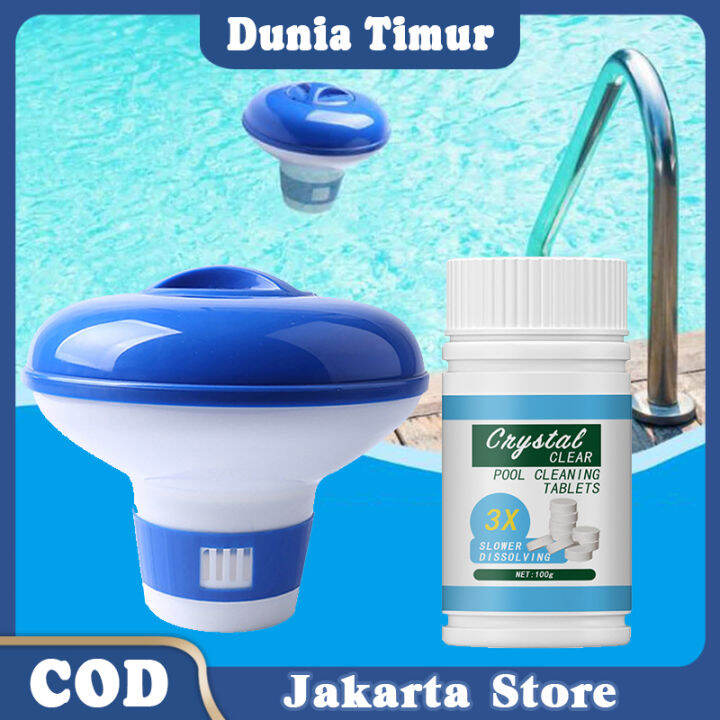 Floating Chlorine Dispenser / Kaporit Kolam Renang Obat Penjernih Air ...