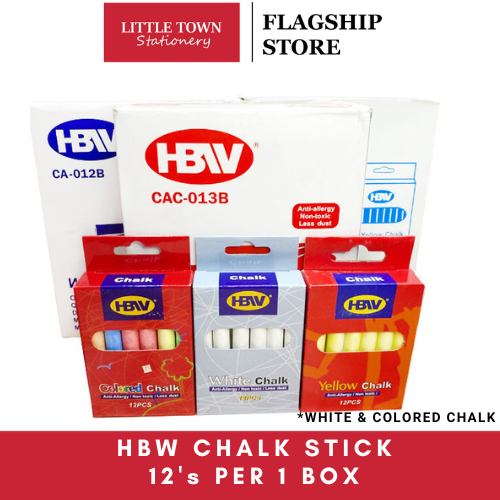 HBW Chalk Stick 12's Per 1 Box | Lazada PH