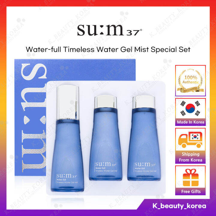 [SU:M37] SUM37 Water-full Timeless Water Gel Mist Special Set - [60ml x 3EA] | Lazada PH