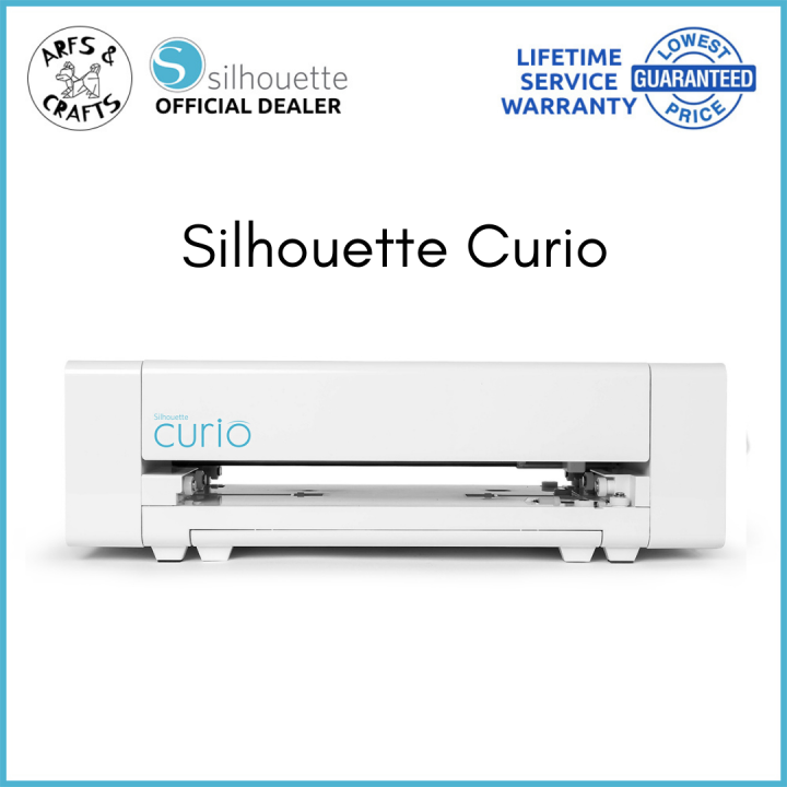 Silhouette America Curio Crafting Printer, 10, White Emboss Stipple ...