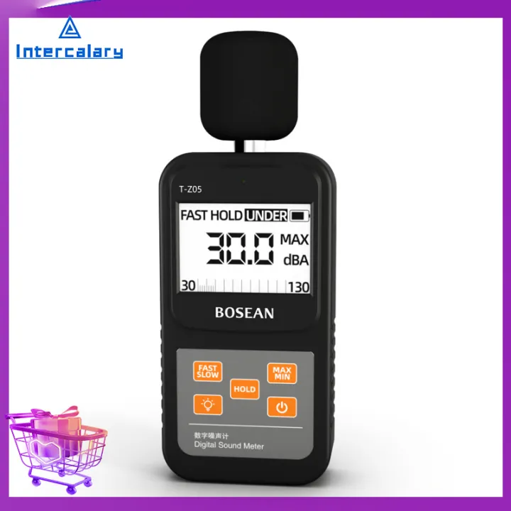 Noise Meter Digital Sound Level 30 130db Decibel Detector Audio Tester Multipurpose Smart Sensor