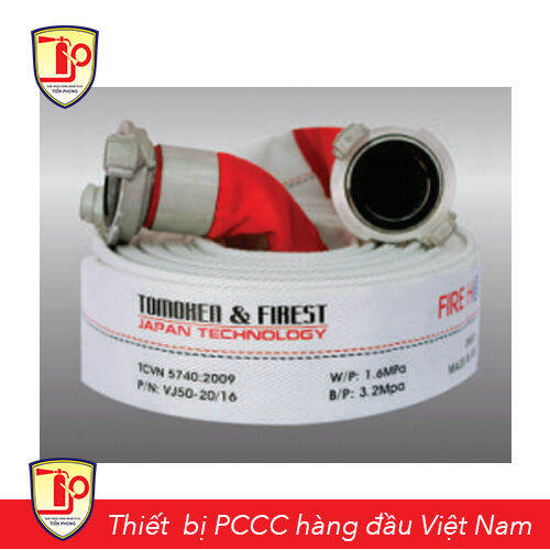 Cuộn Vòi chữa cháy Tomoken Firehose 1.6Mpa DN65 20m chất lượng cao ...