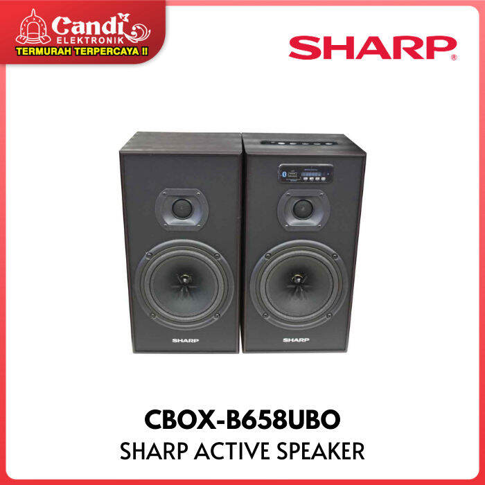 SHARP Active Speaker Woofer 6 Inch CBOX-B658UBO | Lazada Indonesia