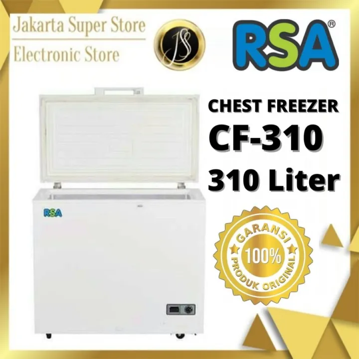 CHEST FREEZER RSA CF 310 / 300 LITER | Lazada Indonesia