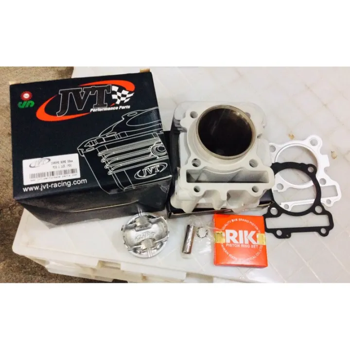 JVT/AP MAGIC CYLINDER BLOCK CHROMEBORE 59mm/0.8MM RING FOR M3/mio i125 ...