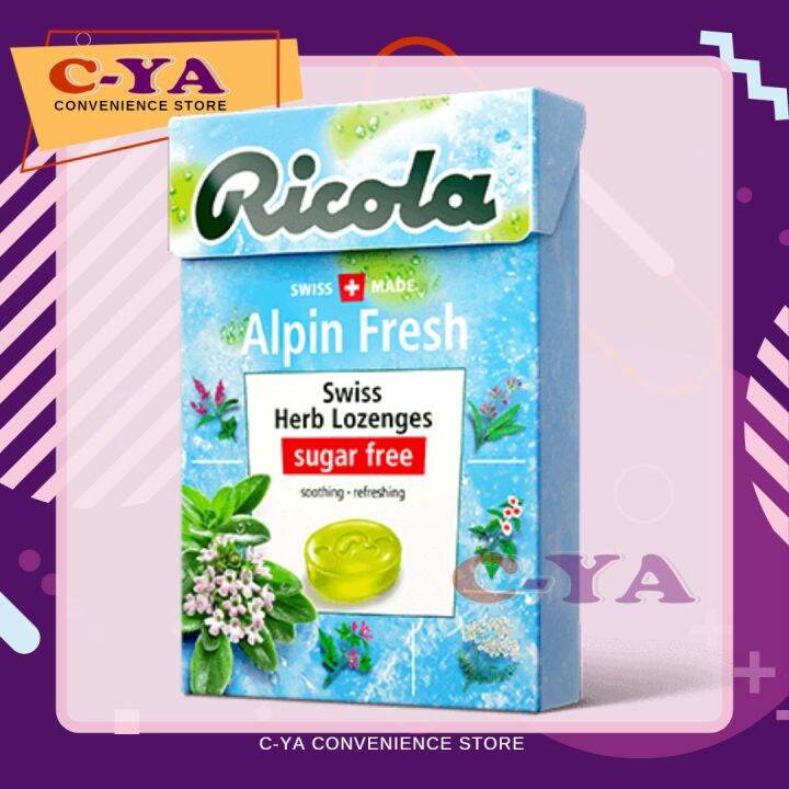 RICOLA ALPIN FRESH SUGAR FREE CANDY 40g | Lazada PH