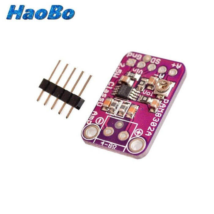 Super Low Energy Audio Amplifier 2-5v DC PAM8302 Adafruit 2.5W Class D ...