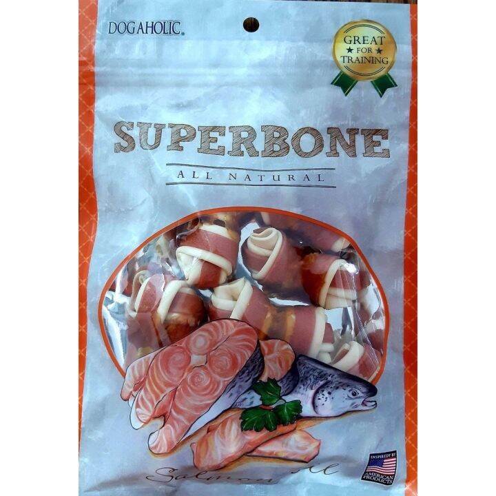 Super Bone สไปรัลซอฟท์ ชิคเก้น ซุปเปอร์โบน รสแซลมอน ออย อาหารว่างสำหรับสัตว์เลี้ยง (ซื้อ 1 แถม ...
