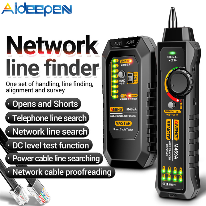 Aideepen Wire Tracker RJ11 RJ45 Cable Toner Line Finder Wire Tracer ...