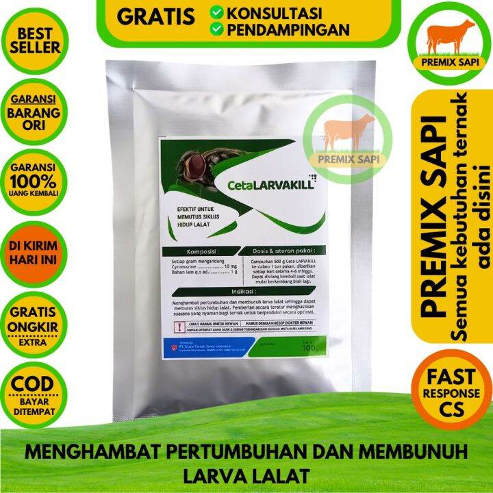 CETA LARVAKILL 100 gr - Obat Anti Lalat Untuk Kandang Cyromazine ...