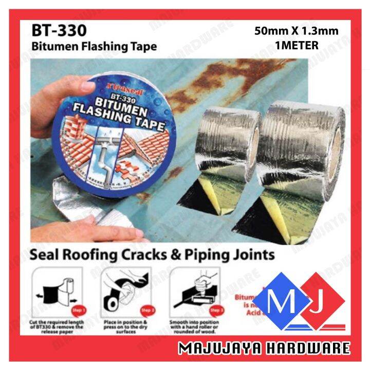 1 METER X'TRASEAL Bitumen Flashing Tape Seal Repair Roof Crack Piping ...