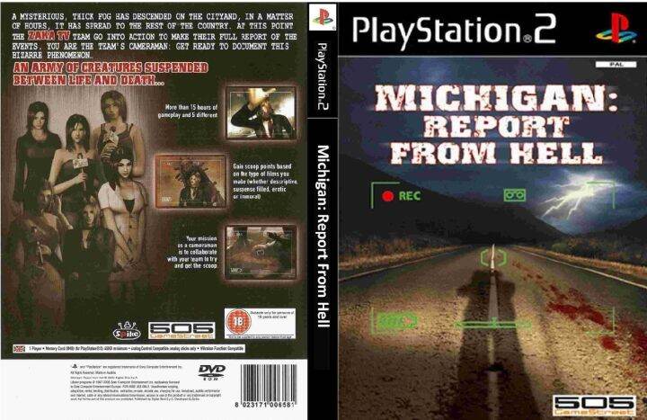 PS2 Michigan Report From Hell (DVD Game) | Lazada