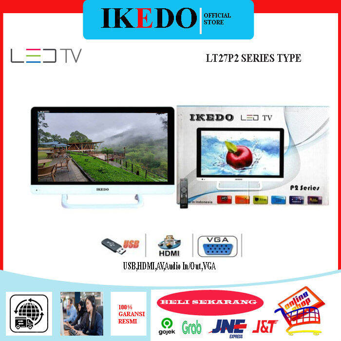 TV LED 27 INCH IKEDO 27p2 full hd | Lazada Indonesia