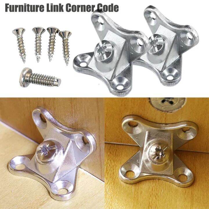 Furniture Handware Link Corner Code Support Connector Right Angle L ...