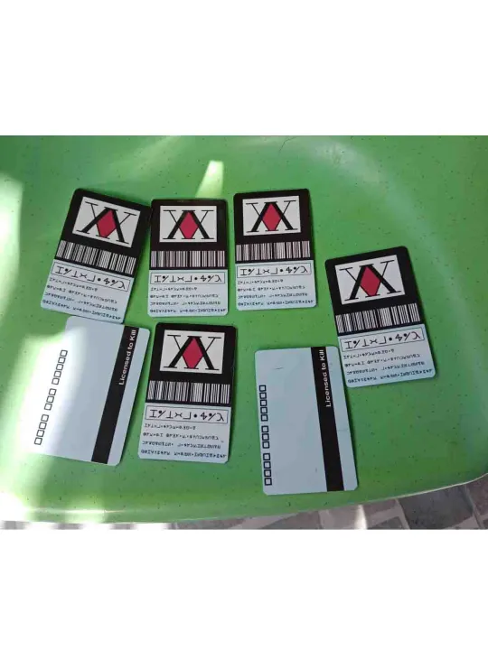 DPS Hunter x Hunter License Card Personalized High Quality PVC Card ...