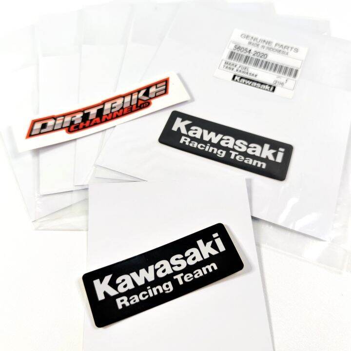 Stiker Sticker KAWASAKI RACING TEAM Original Kawasaki KLX BF KX ...