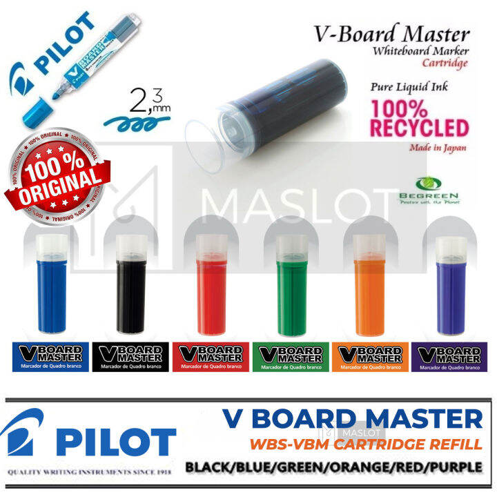 Pilot V Board Master Whiteboard Marker Catridge Refill (WBS-VBM) | Lazada
