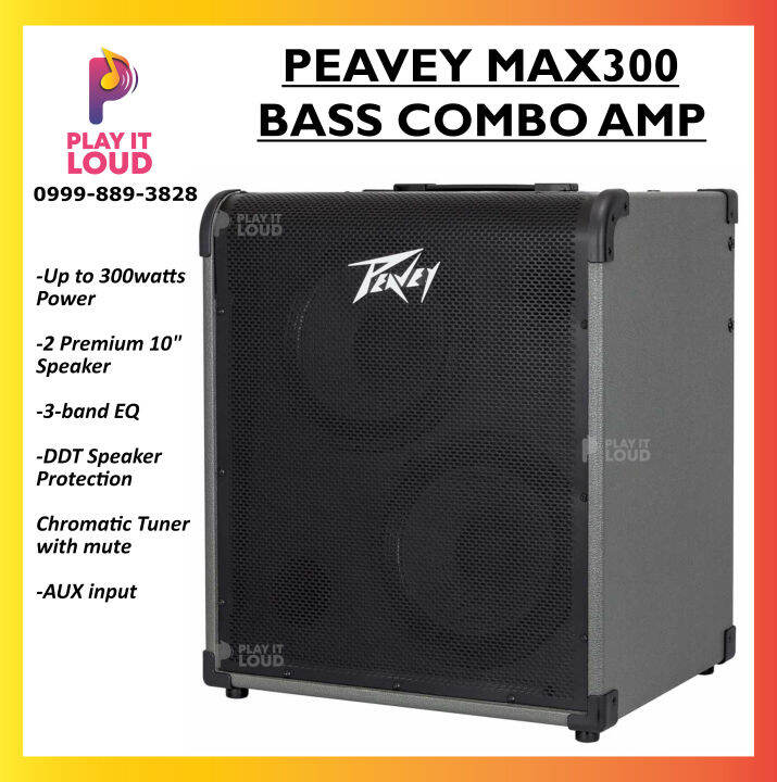 PEAVEY MAX300 BASS COMBO AMPLIFIER 2 x 10" 300Watts | Lazada PH