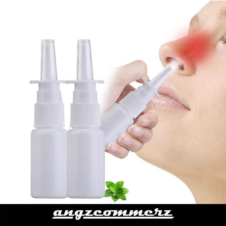 Botol Nasal Semprotan HIdung White Plastic Bottle Nose Spray 20ml ...