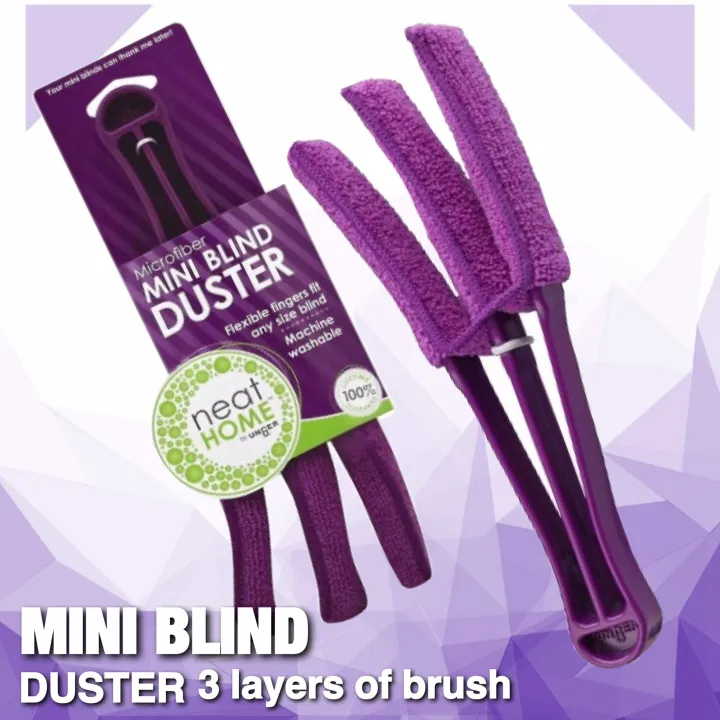แปรงไมโครไฟเบอร์ 3 ชั้น Mini blind duster 3 leyers by ai | Lazada.co.th