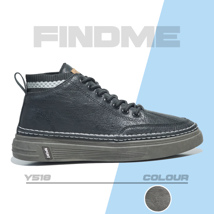 SEPATU PRIA KEREN SNEAKERS MODEL BOOTS TERBARU ,ASA KINI SUPER KEREN KUALITAS IMPORT Y518 ...