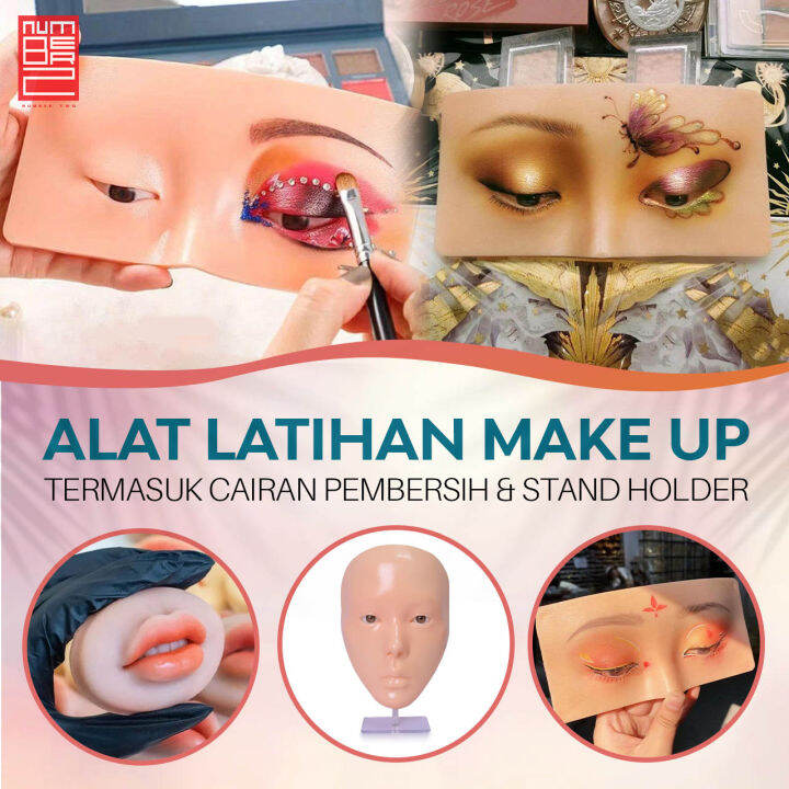 alat latihan make up kepala manekin untuk belajar make up manekin wajah ...