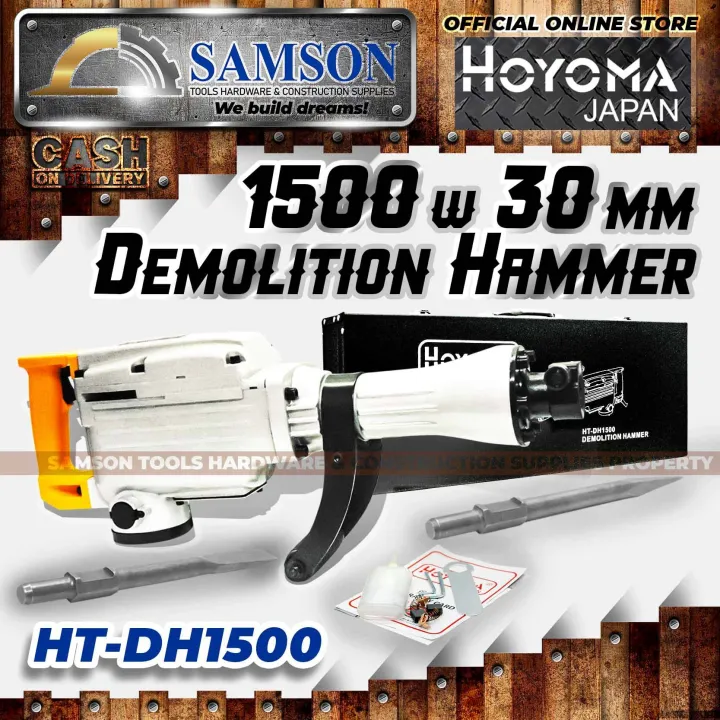 HOYOMA Japan 30mm 1500W Demolition Hammer / Demolition Breaker (HT ...