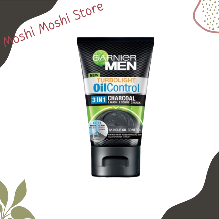 Sabun Cuci Muka Pria Garnier Oil Control Charcoal 100 ml | Lazada Indonesia