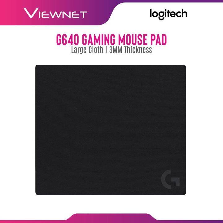 Logitech Large Cloth Gaming Mouse Pad G640 (943-000801) with 3MM ...