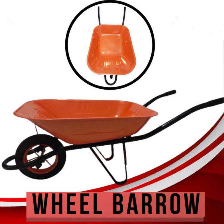 Industrial Wheel Barrow Heavy Duty for Gardening and Construction Tools ...