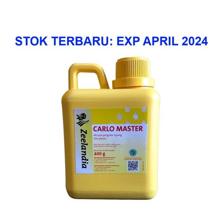 Zeelandia Carlo Master Minyak Pengoles Loyang 400g Pan Grease | Lazada ...