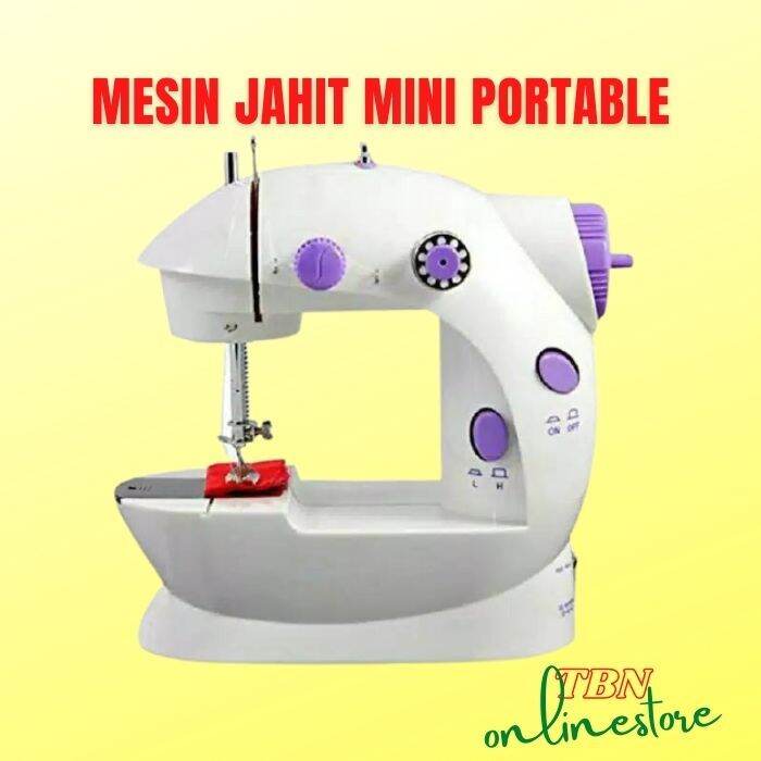 Alat Mesin Jait Jahit Mini Portable- Peralatan Jahit – Mesin Penjahit Mini 202 MINI SEWING ...
