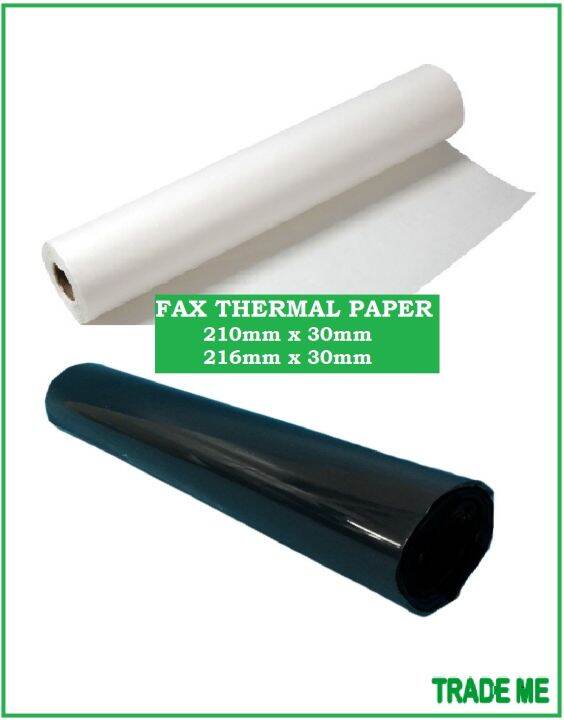 Fax Thermal Paper 210mm x 30m, Retail (sold per roll) | Lazada PH