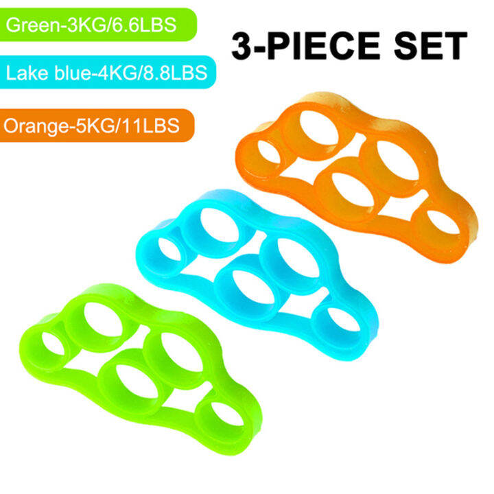 TENG 3PCS Finger Gripper Silicone Hand Gripper Resistance Band Finger ...