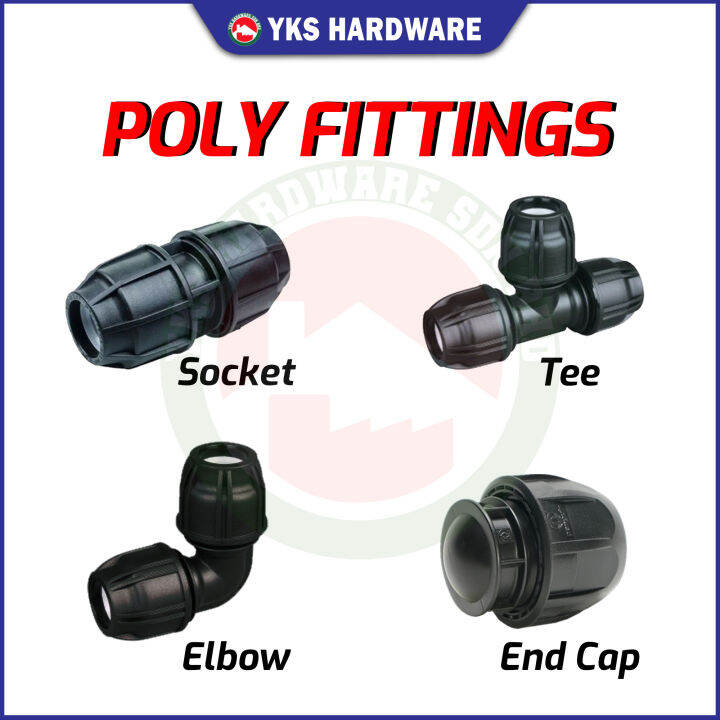 Poly Fittings - Poly Connecter - 20mm / 25mm / 32mm - Pipe & Fittings ...