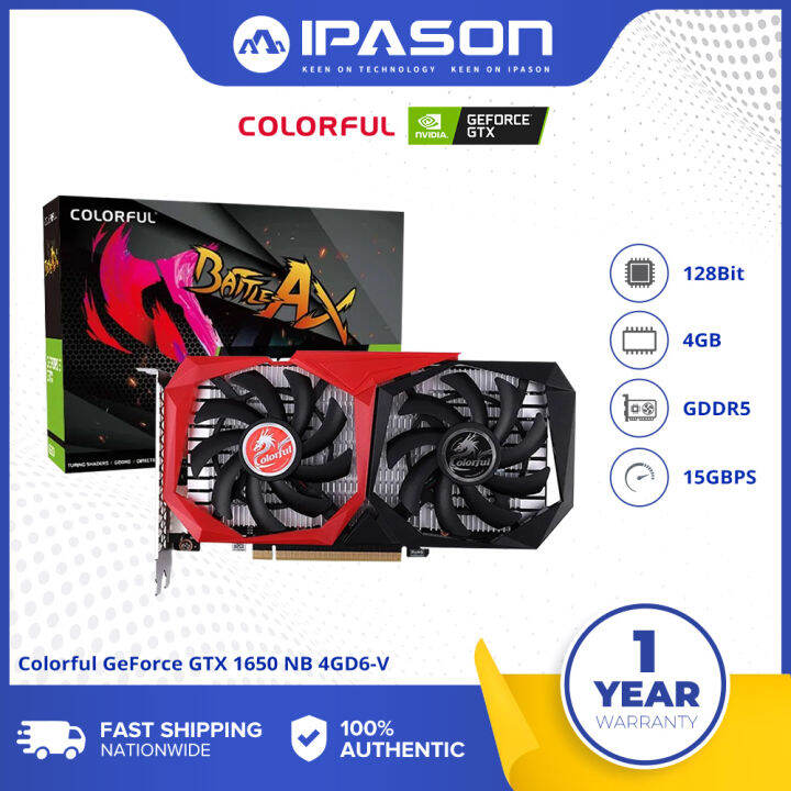 Colorful GeForce GTX 1650 NB 4GD6-V | Lazada PH