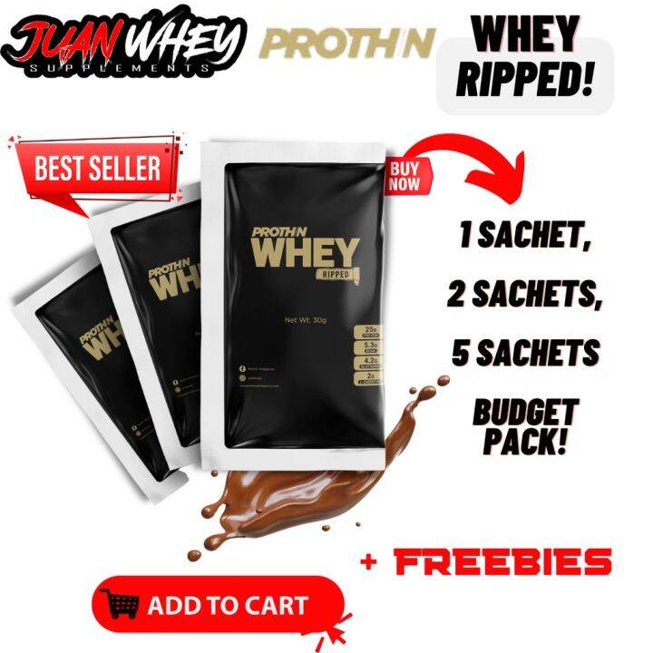 PROTHIN WHEY RIPPED 1 SERVING (PER SACHET) | Lazada PH