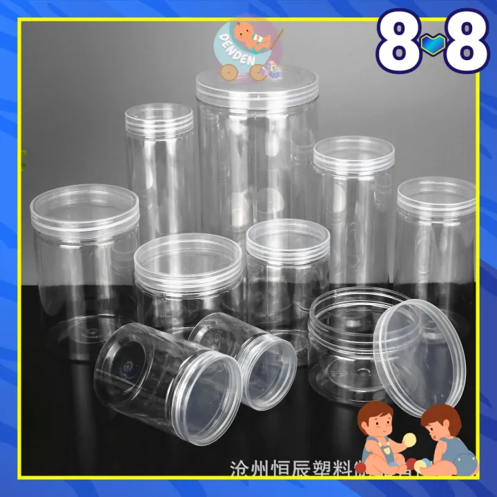 DenDen RAYA Plastic Balang Kuih Transparent Penutup Murah Berkualiti ...